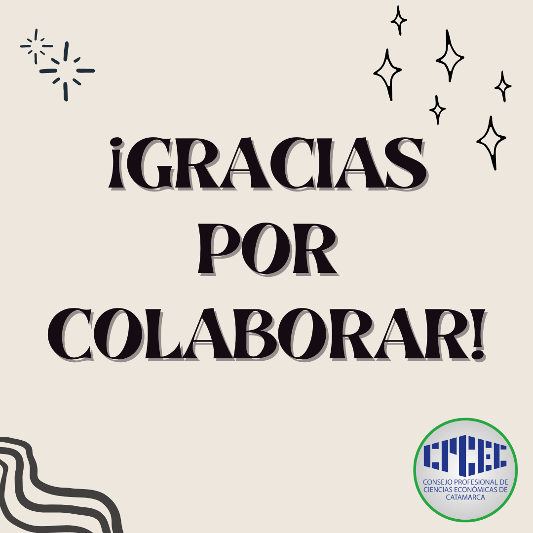 ¡Gracias por colaborar! » CPCE Catamarca